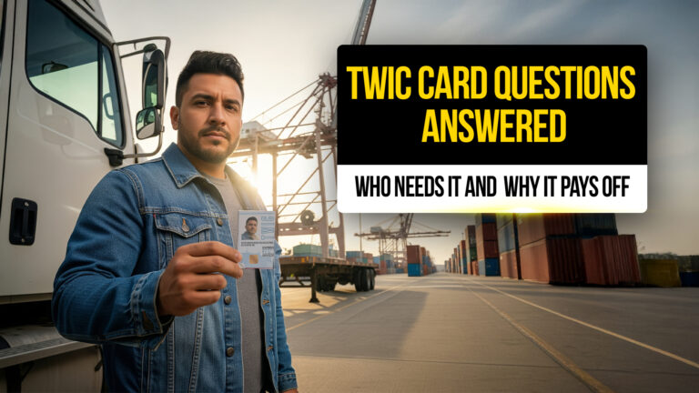 For many CDL drivers, getting a TWIC card can feel like a...
