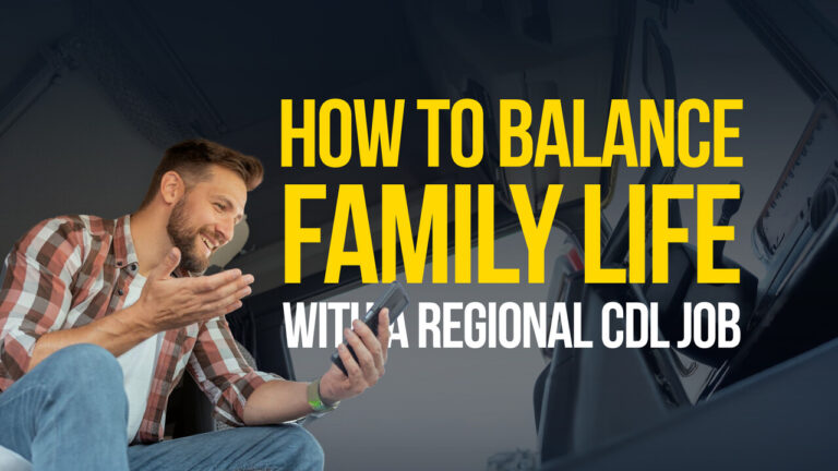 Balancing a trucking career with family responsibilities...